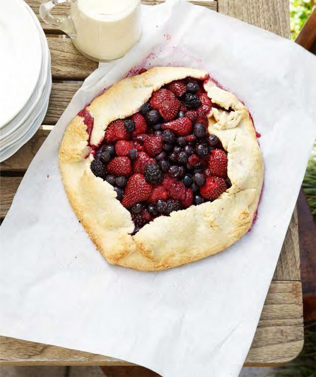 Free Form Berry Tart - A Spoonful of Sugar