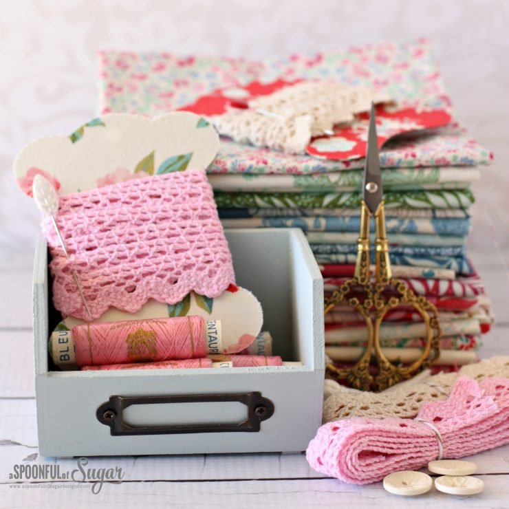 Fabric Covered Bobbins - A Spoonful of Sugar