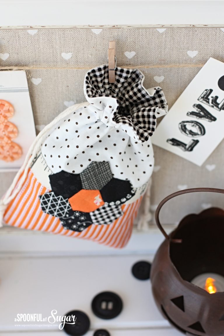 Halloween Drawstring Bag - A Spoonful of Sugar