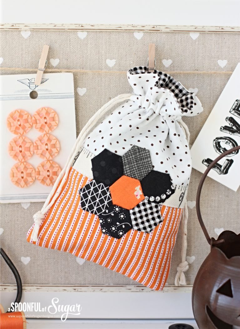 Halloween Drawstring Bag - A Spoonful of Sugar
