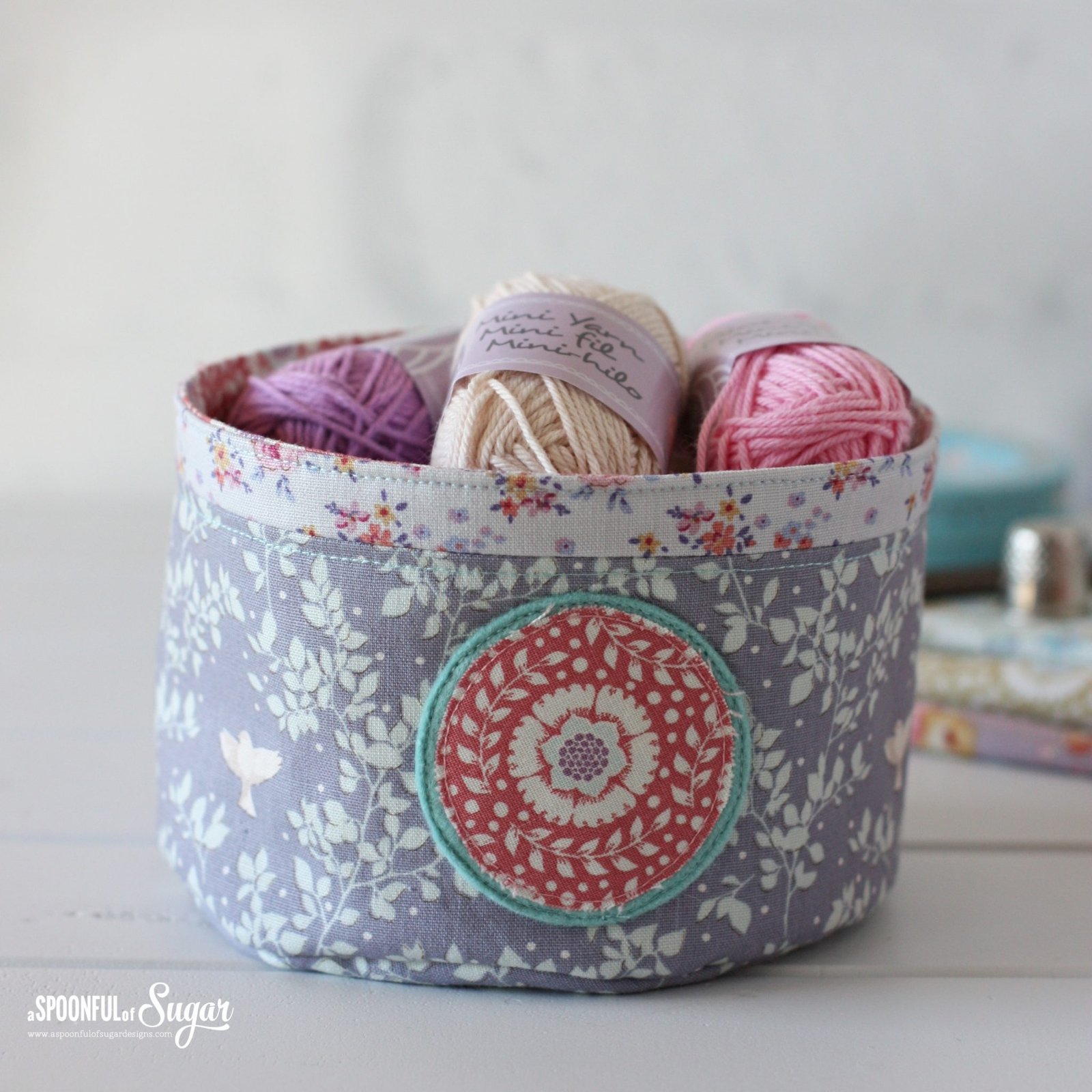 Mini Fabric Basket - A Spoonful of Sugar