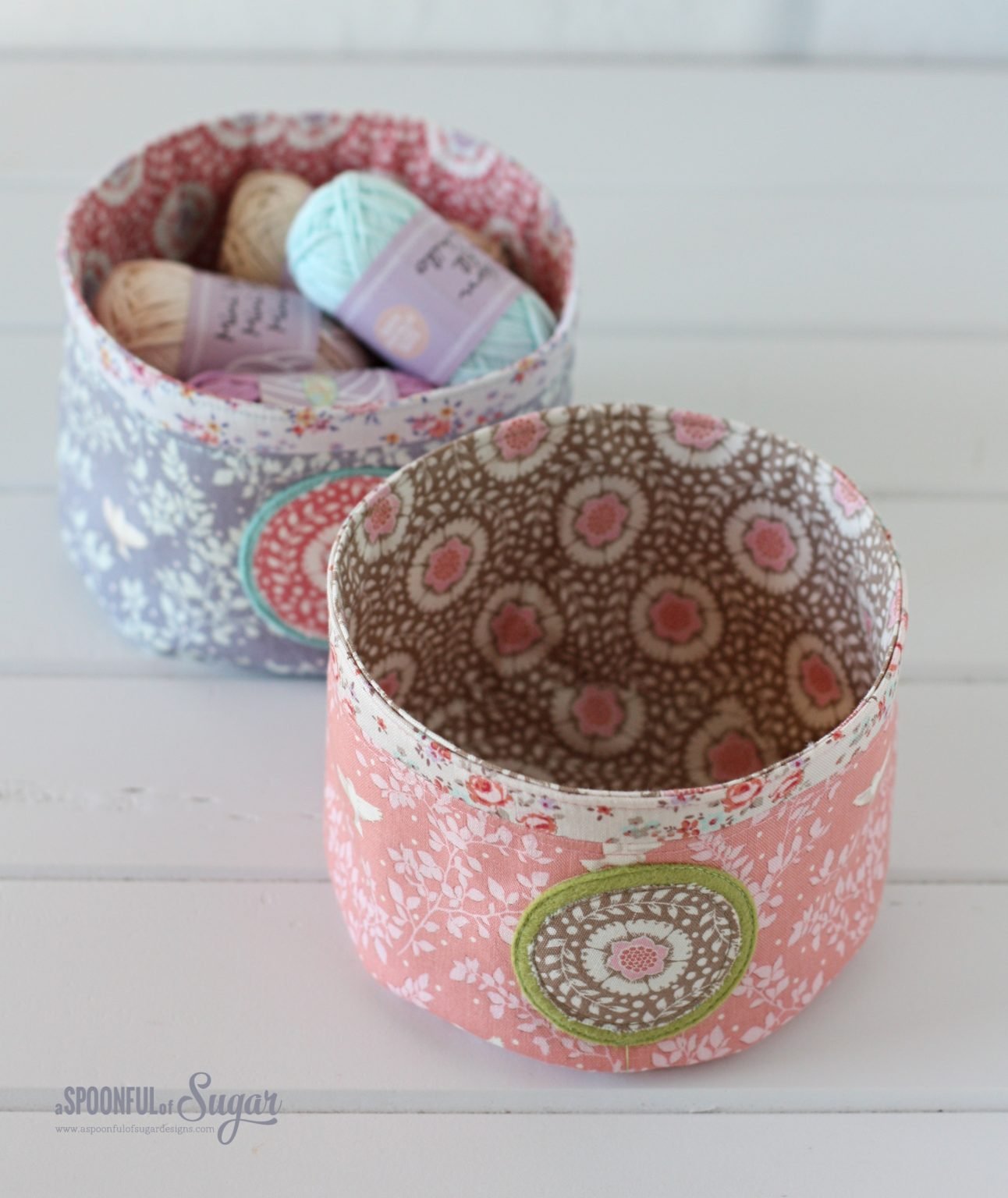 Mini Fabric Basket - A Spoonful of Sugar
