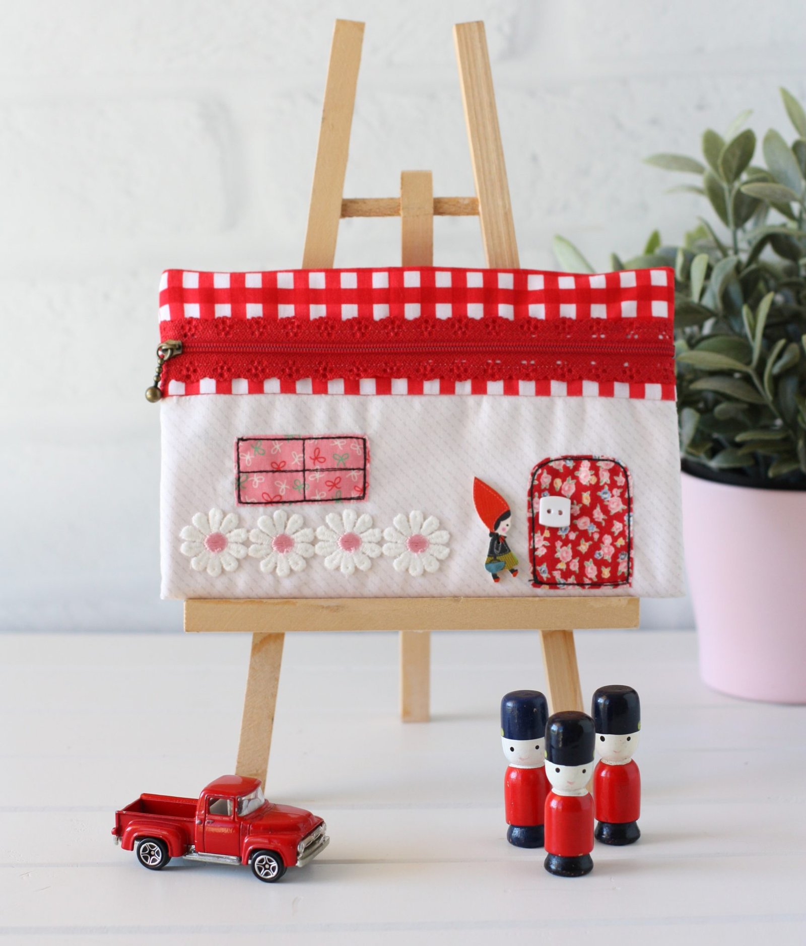 Zippered House Pouch - A Spoonful of Sugar