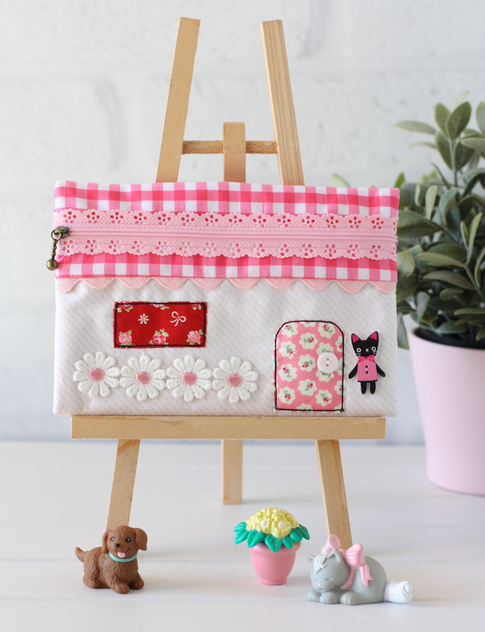 Zippered House Pouch - A Spoonful of Sugar