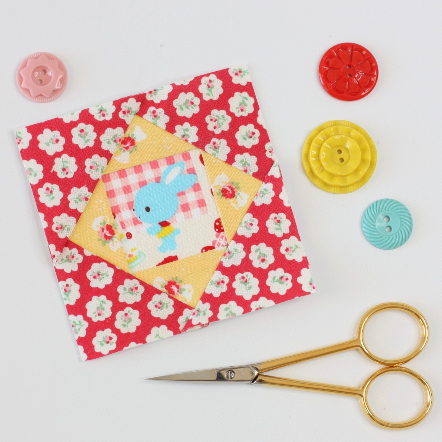 Economy Quilt Block - A Spoonful of Sugar