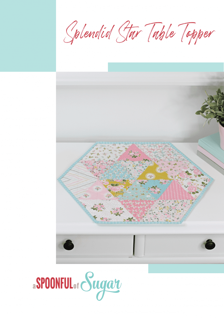 Splendid Star Table Topper - A Spoonful of Sugar