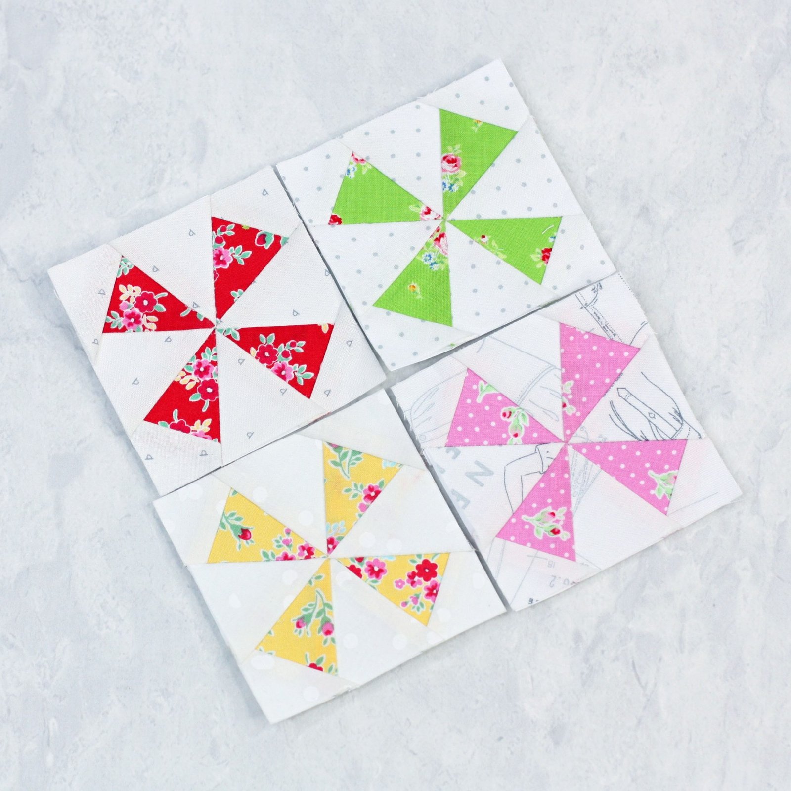 Windmill Quilt Block - A Spoonful of Sugar