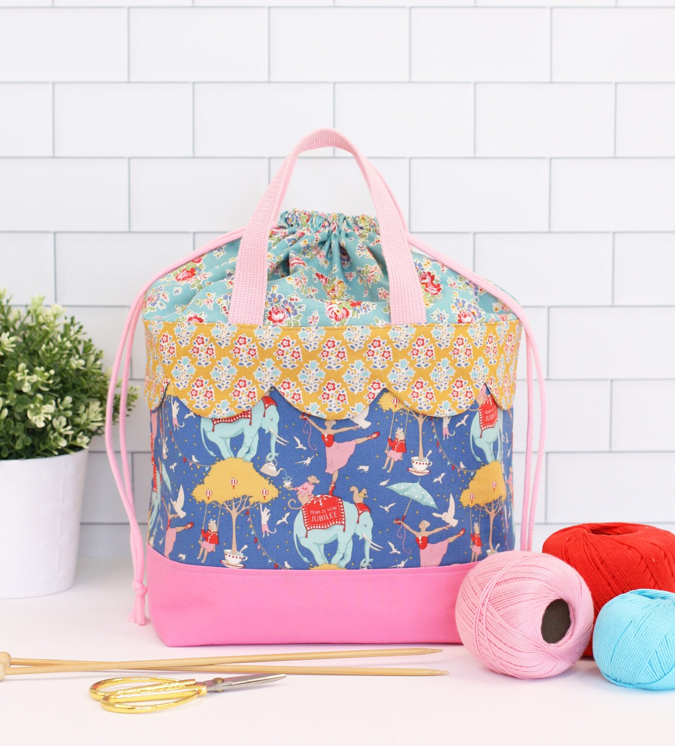 Top Drawstring Bag Patterns - A Spoonful of Sugar