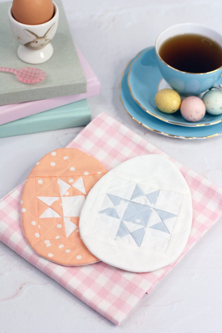 Patchwork Egg Mugrug - A Spoonful of Sugar