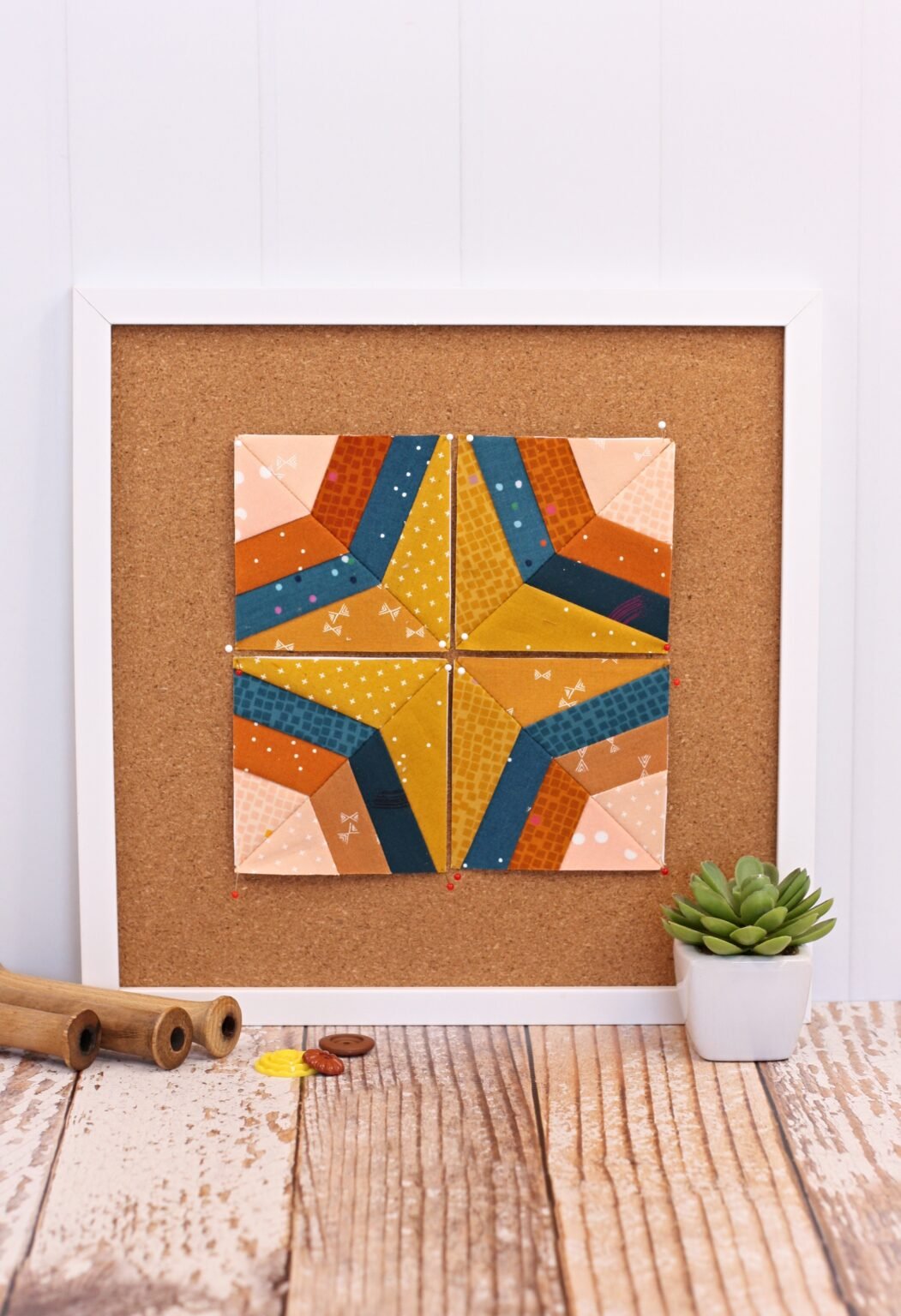String Star Quilt Block - A Spoonful of Sugar