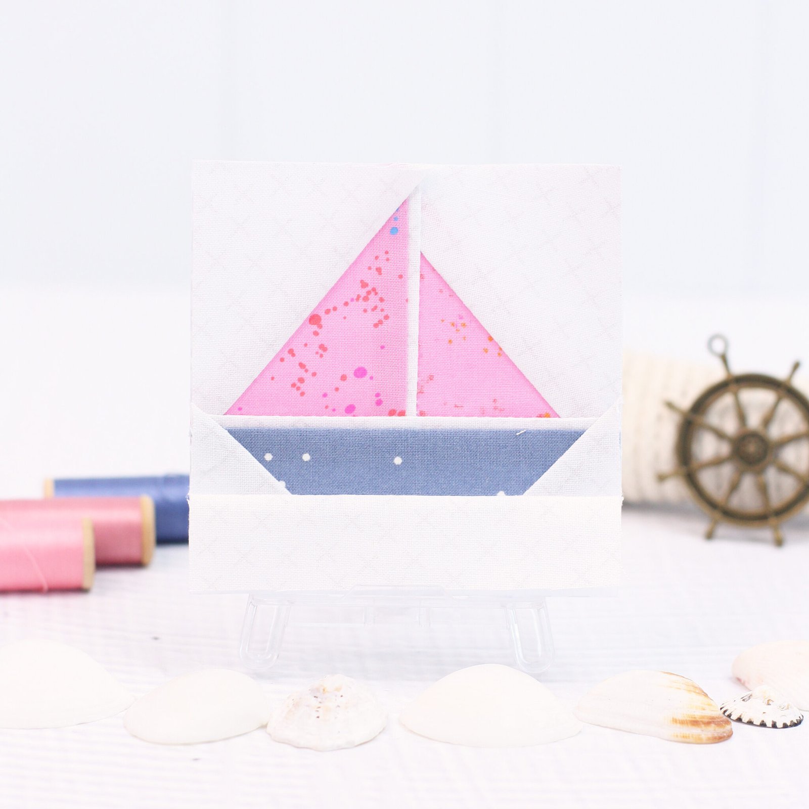 Sail Boat Quilt Block - A Spoonful of Sugar
