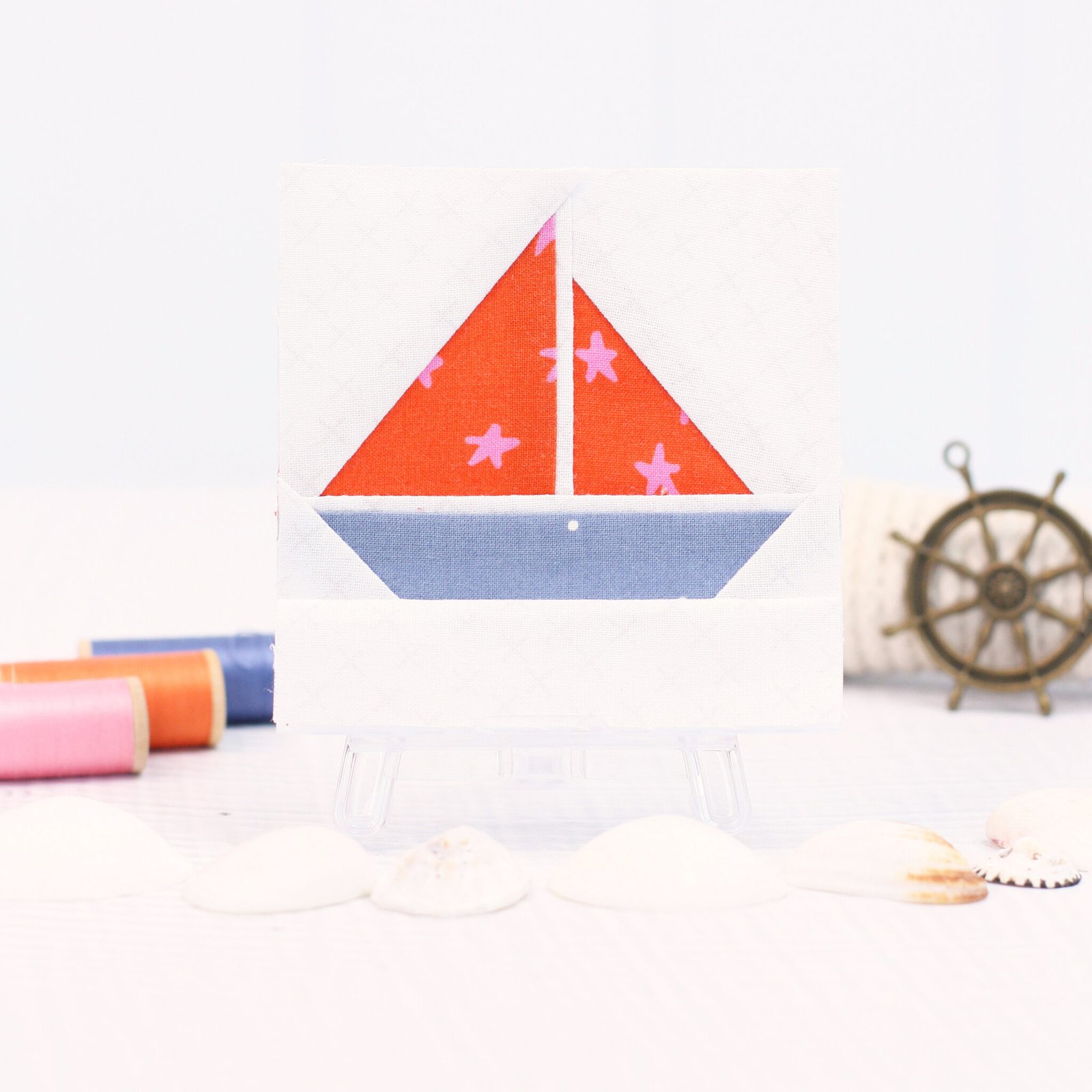 Sail Boat Quilt Block - A Spoonful of Sugar