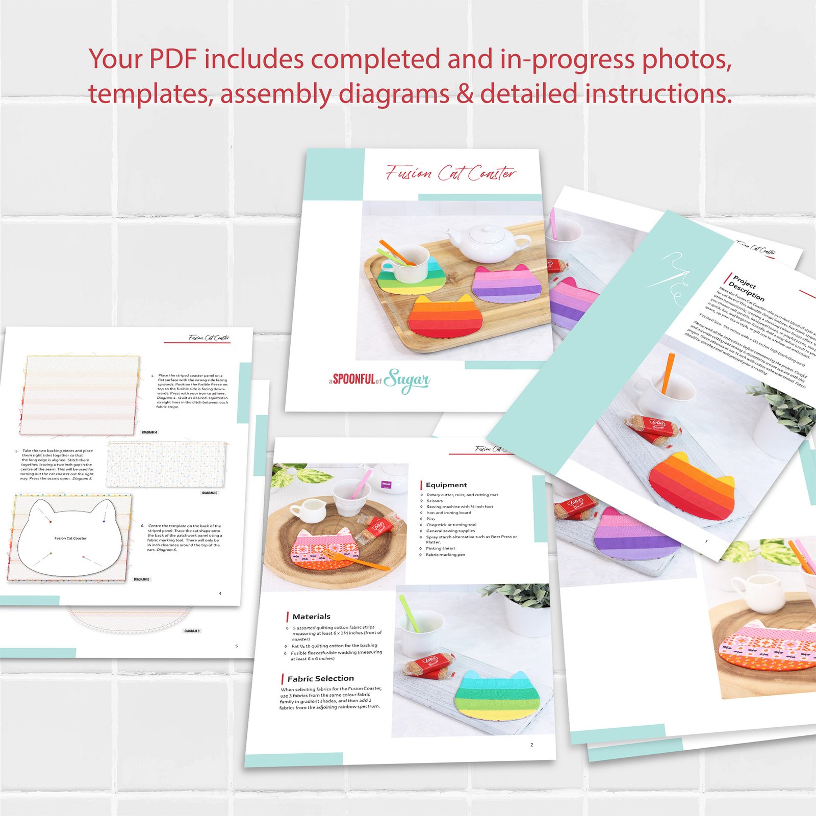 A_Spoonful_of_Sugar-Fusion_Cat_Coaster-Multi_Pages - A Spoonful of Sugar