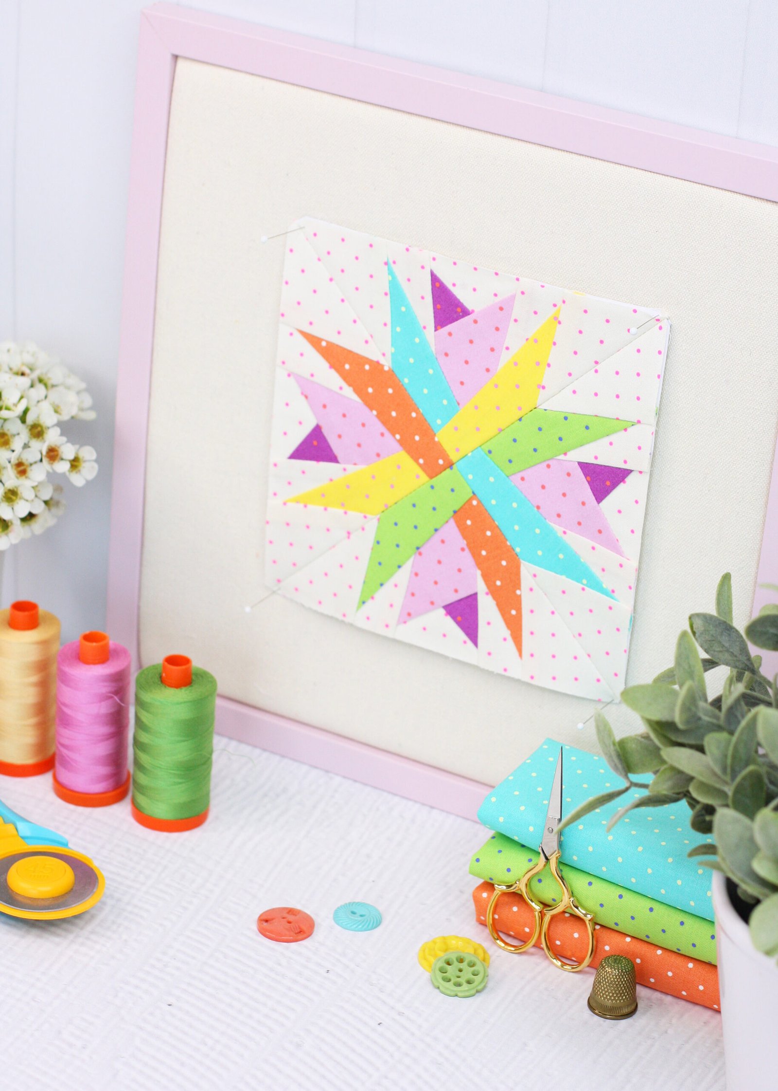 Woven Bloom Block - A Spoonful of Sugar