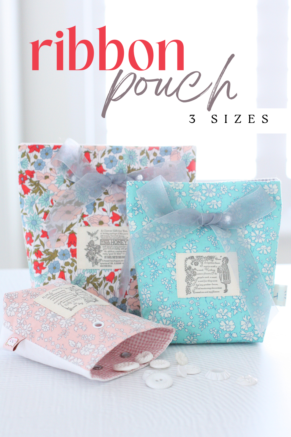 Ribbon Pouch - A Spoonful of Sugar